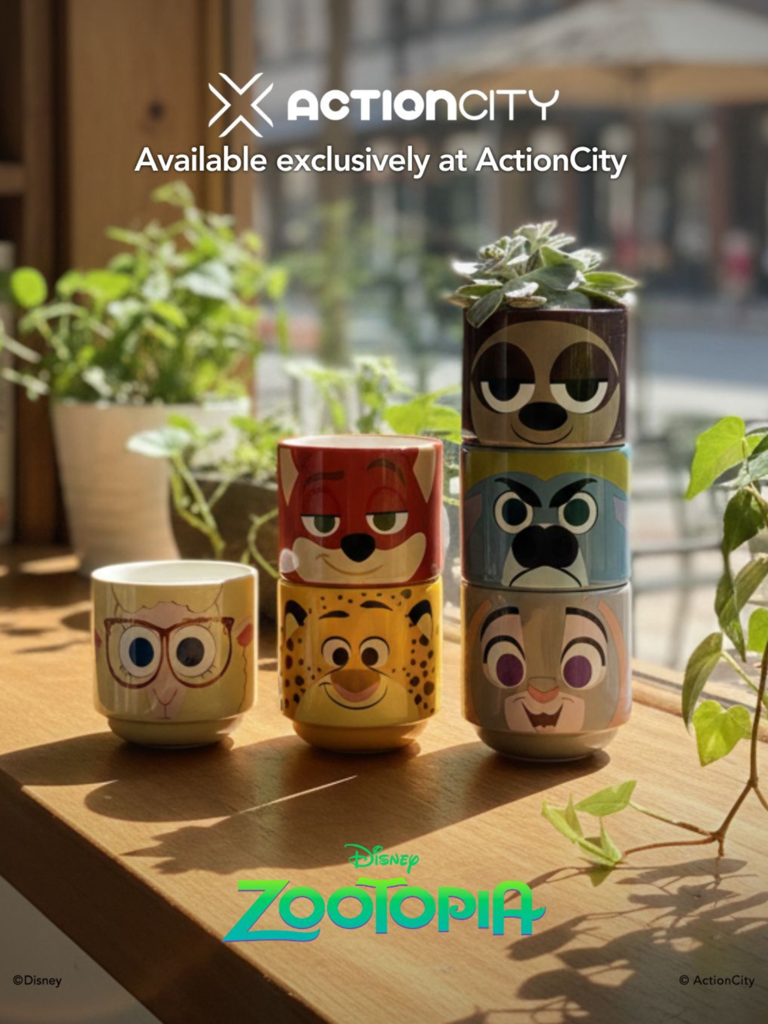 Disney Zootopia Tiny Things Stacking Cups – ActionCity