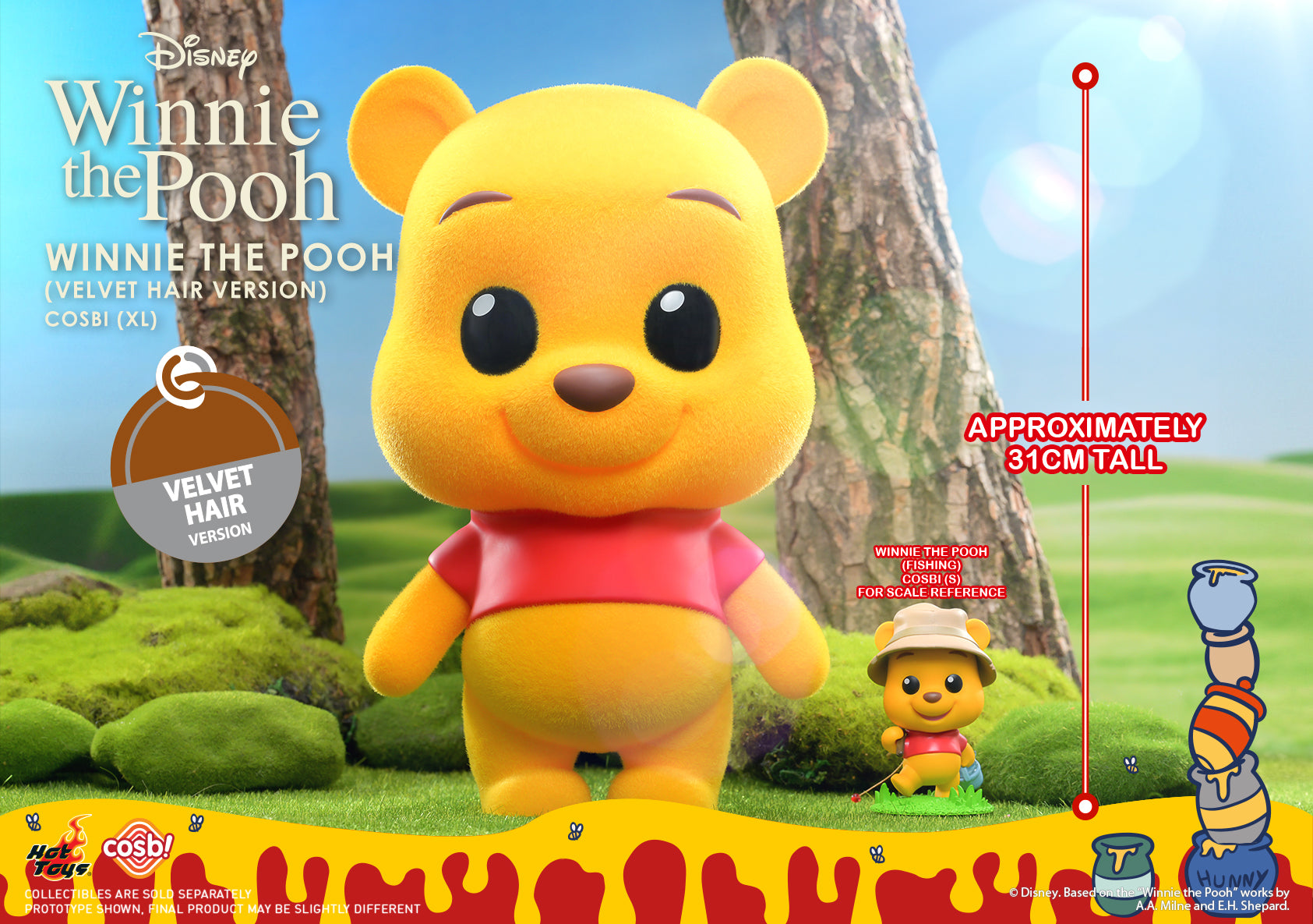 CBX220 Winnie the Pooh (Velvet Hair Version) Cosbi (XL) – ActionCity