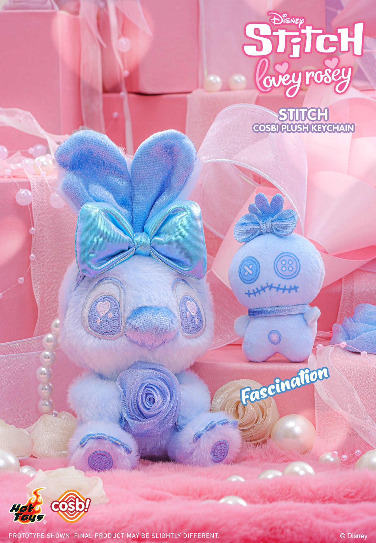 [Pre-Order] PPLU090N - Stitch – Stitch Lovey-Rosey Cosbi Plush Keychai ...